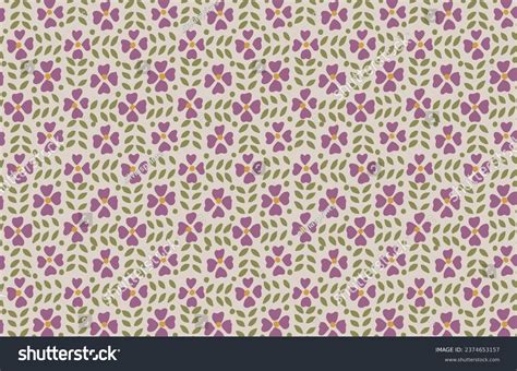 1517 Floral Block Print Design Green Stock Vectors And Vector Art