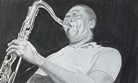 Saxophone Drawings · Sketch A Day