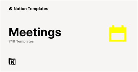 Best Meetings Templates From Notion Notion Marketplace