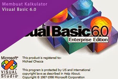 Bab 6 0 4 Membuat Kalkulator Dengan Visual Basic 6 0 Pintar VB