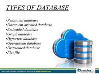 Database and types of database | PPTX | Databases | Computer Software and Applications