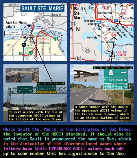 An Ascii Character Value Sum Meme About Sault Ste Marie Michigan The