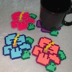 Perler Bead Coasters Etsy