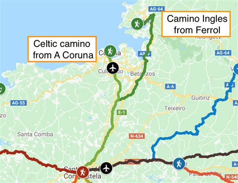 Camino Ingles The English Way To Santiago Short Camino