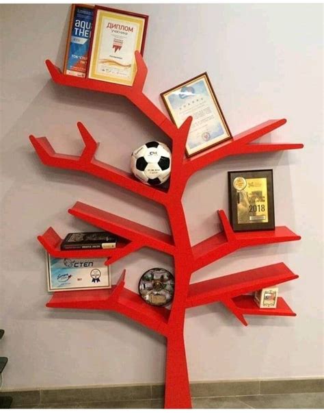 Tree Bookshelf And Toys Tree Bookshelf Rustic Bookshelf Etsy