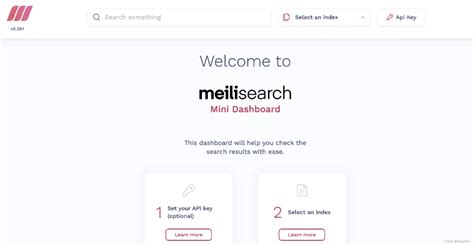 meilisearch 轻量级且美丽的搜索引擎 ew帮帮网