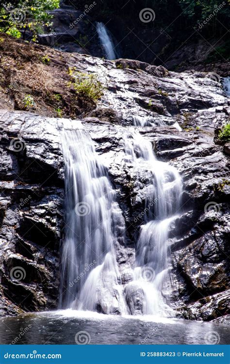 Namtok Lampee Waterfall In Phang Nga Thailand Stock Image Image Of