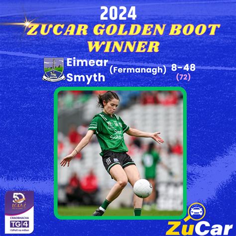 Fermanagh Shooting Star Eimear Smyth Wins 2024 Zucar Golden Boot Award Local Women Sport