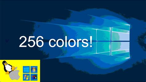 Windows 10 In 256 Colors Youtube Windows 10 In 256 Colors Youtube