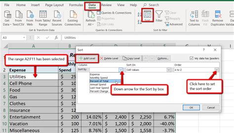 Sorting And Filtering Data Introduction To Excel For Business Data