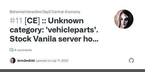 CE Unknown Category Vehicleparts Stock Vanila Server How Fix Issue 11