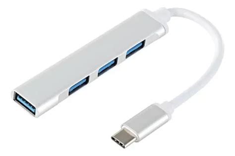 Hub Usb Tipo C 4 Puertos Multipuertos Usb Mercadolibre