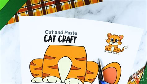 Free Printable Cat Craft Template Simple Mom Project