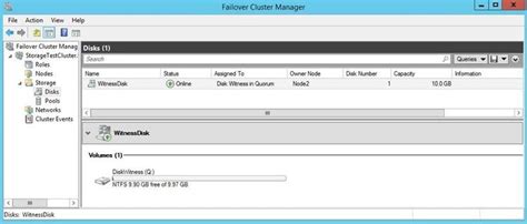 Windows Failover Cluster Storage Quick Test Microsoft Community Hub
