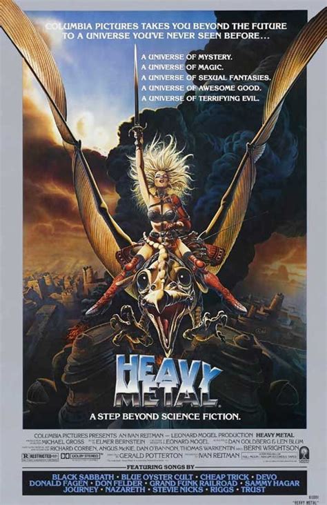 Heavy Metal 11x17 Movie Poster 1981 Heavy Metal Movie Heavy Metal