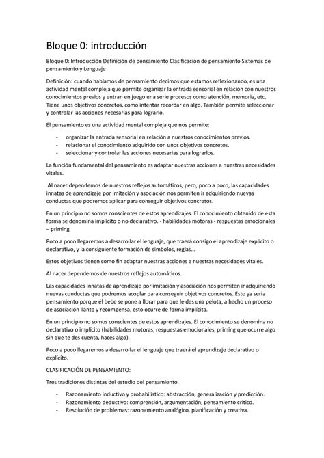 Temas Primer Parcial DE Pensamiento Warning TT Undefined Function