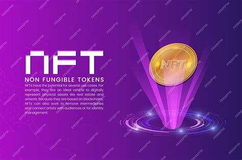Концепция обоев невзаимозаменяемых токенов Nft с пиксельным шрифтом