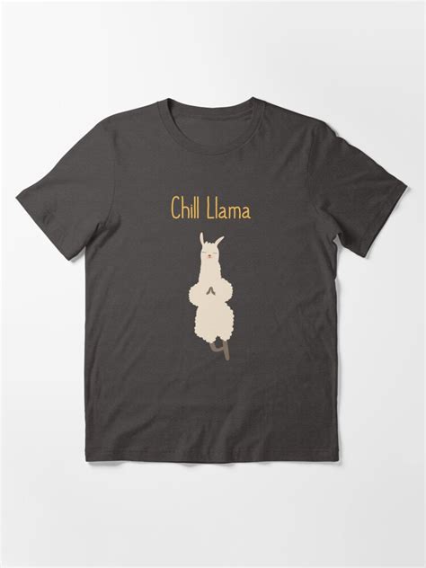 Chill Llama Wants Peace T Shirt By Upandnotch Redbubble