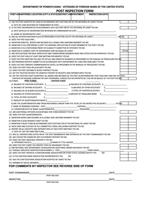 Vfw Post Bylaws Template