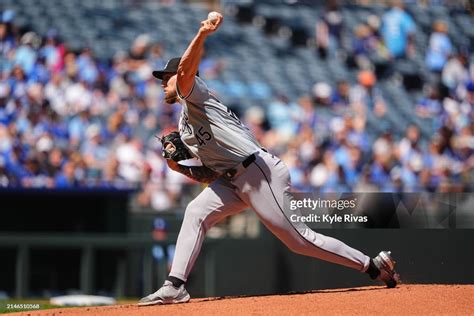 Garrett Crochet Of The Chicago White Sox Pitches Against The Kansas