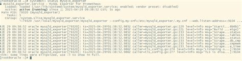 【prometheus Mysql Exporter安装配置指南，开机自启】vi配置 Mysql Exporter配置文件 Csdn博客