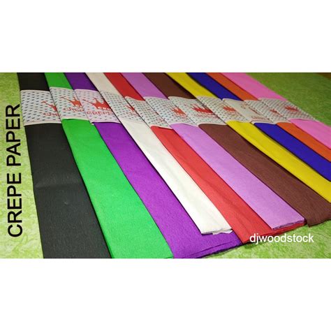 Crepe Paper Assorted Colors Shopee Philippines