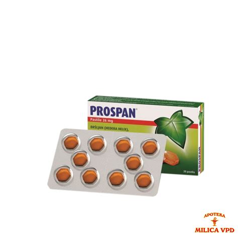 Prospan Pastile Za Ublažavanje Kašlja A20 Apoteka Milica