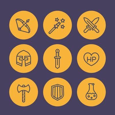 Rpg Icons Vector Art Icons And Graphics For Free Download