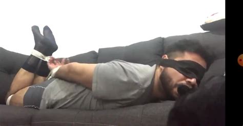 Cute Guy Hogtied
