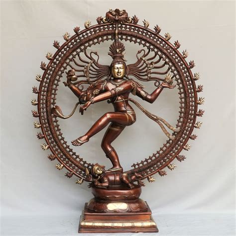 Copper Brown Natraj Buy Exclusive Brass Statues Collectibles And Decor