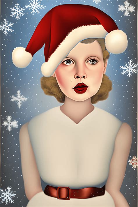 Amy Earles Neural Style Transfer Christmas Portrait Creative Fabrica