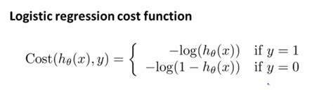 Coursera Muchine Learning Logistic Regression Model 로지스틱 회귀