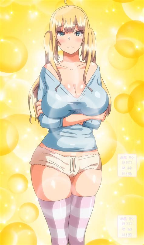 Rule 34 1girls Blonde Hair Breasts Bunnywalker Cleavage Clothing Hips