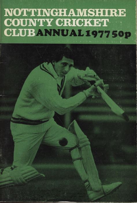 Nottinghamshire County Cricket Club Handbook 1977 Nottinghamshire