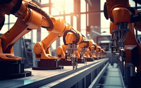 Premium Photo Industrial Automation Assembly System
