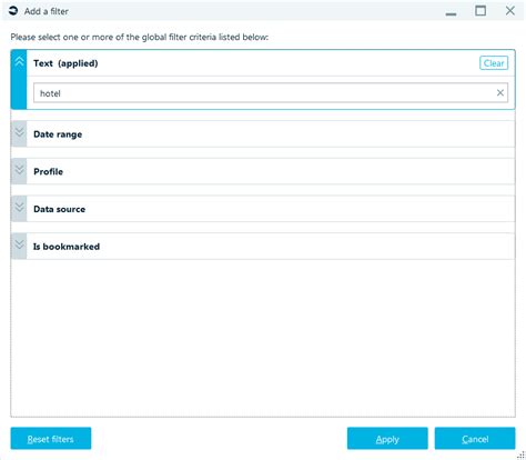 Adding Multiple Criteria