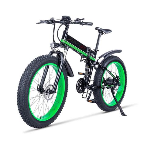 Cheap 1000W 26 Inch Full Suspension Mountain Ebike Fat Tire 26 E