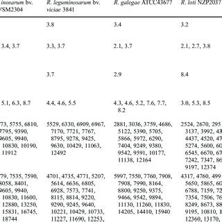 Summary Of Determined PI Values Migration Times And Specific Mass Download Table