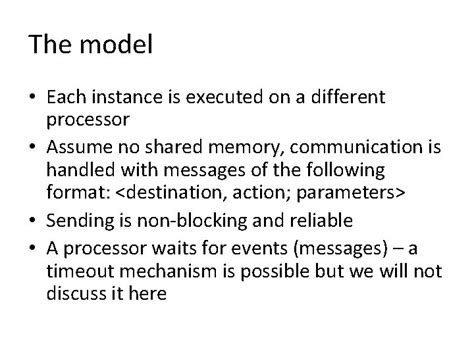 Operating Systems 112 Practical Session 14 Distributed Synchronization