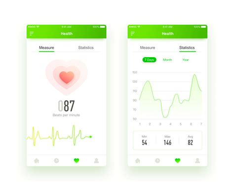 健康数据统计运动app