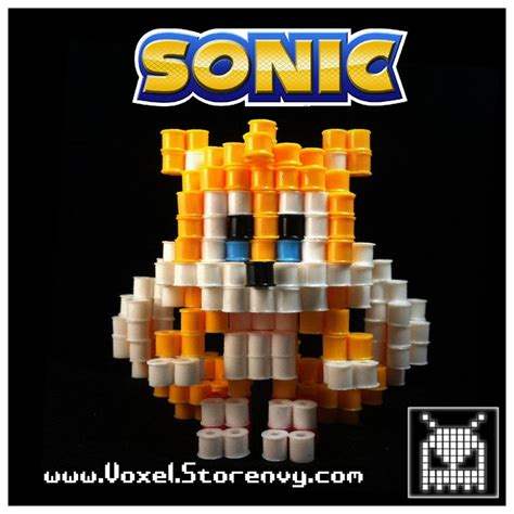 Tails By Voxelperlers On Deviantart Diy Perler Bead Crafts 3d Perler