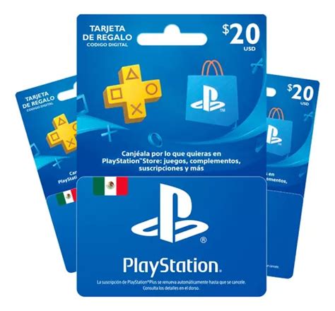 Tarjeta De Regalo Playstation Store De Dolares México MercadoLibre