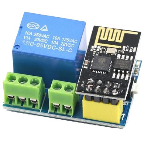 Módulo Relé Wi Fi Esp8266 V10 Com Esp 01 Shopee Brasil