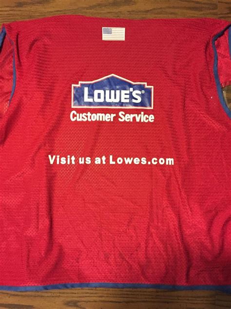 Lowes Home Improvement Employee Vest Uniform 1815825774