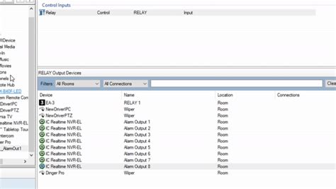 Setting Up Nvr Alarm Out Relays In Control4 Icrealtime