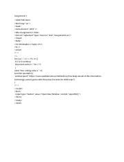 Assignment 3 Docx Assignment 3 DOCTYPE Html Html Lang En Head Meta