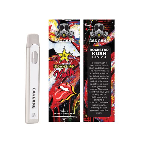 Gas Gang Rockstar Kush Disposable Pen Low Price Bud