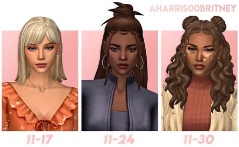 Aharris00britney Sims Hair Sims 4 Characters Sims 4