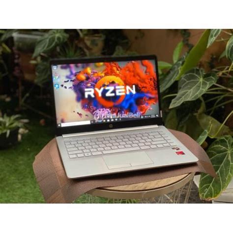 Laptop Hp Ryzen U Ram Gb Ssd Gb Layar Inch Belas Like New Garansi Panjang Di