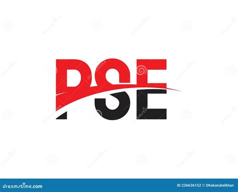 Pse Letter Initial Logo Design Vector Illustration Stock Vector